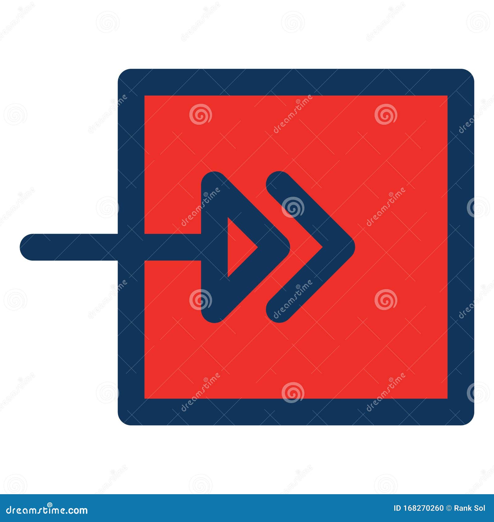 Inside, Arrow Isolated Vector Icon Which Can Be Easily Modified or ...