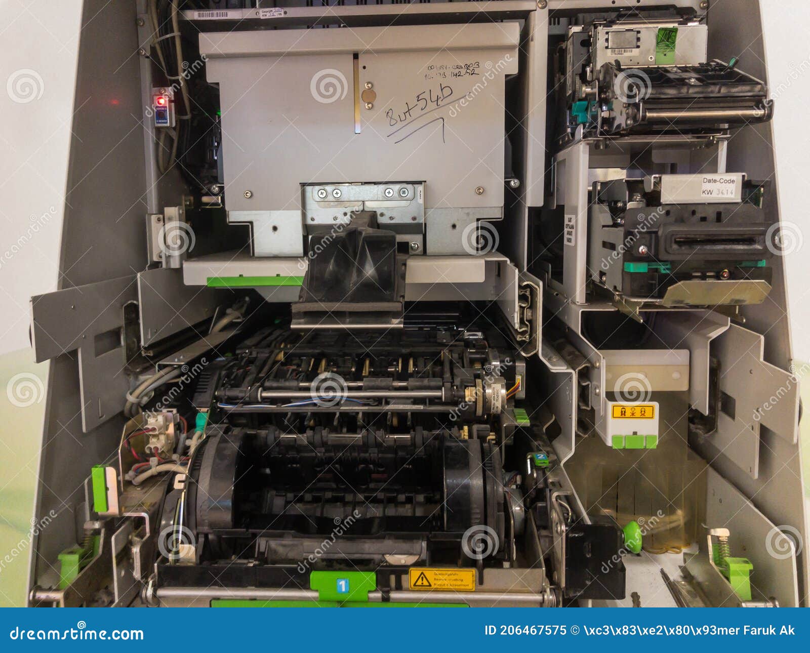 Inside of an Atm S Front Side Editorial Image - Image of factory, cash ...