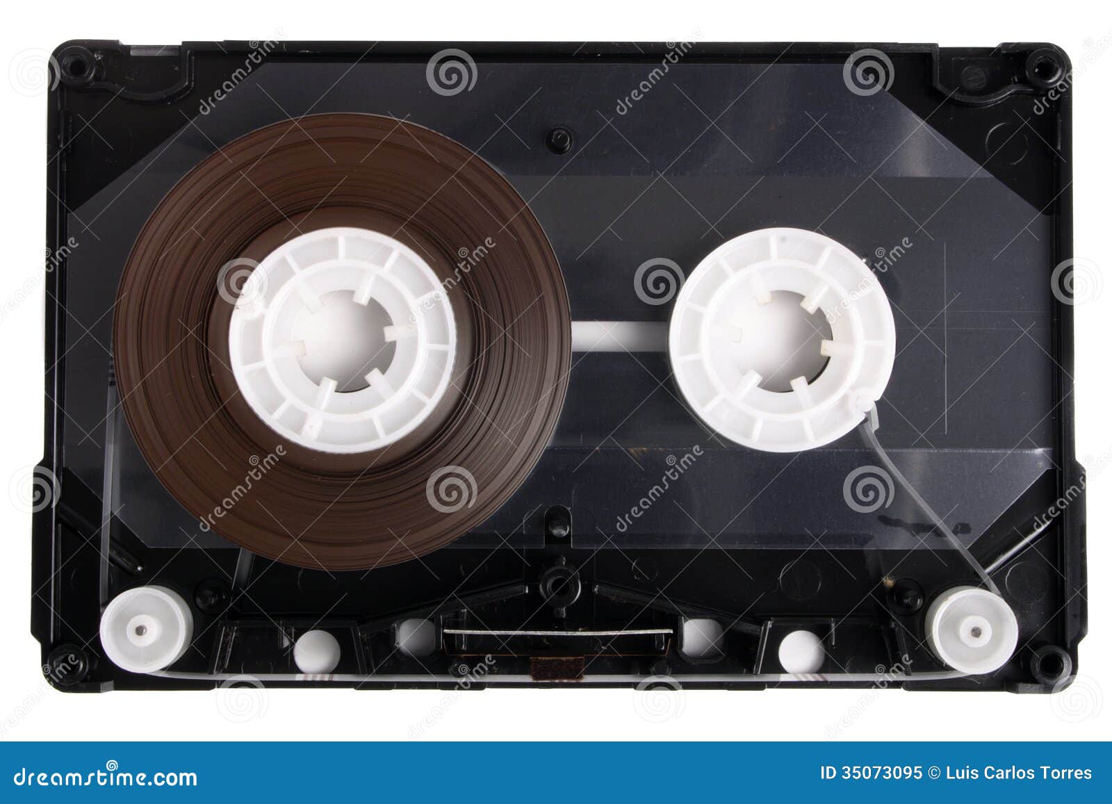 Inside audio cassette stock image. Image of broke, sound - 35073095