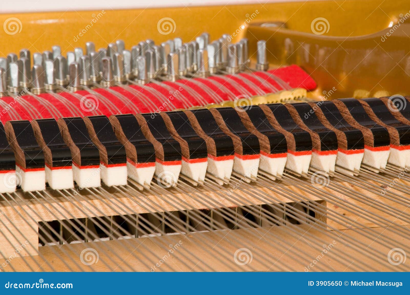 Inside Baby Grand Piano stock photo. Image of baby, notes - 3905650