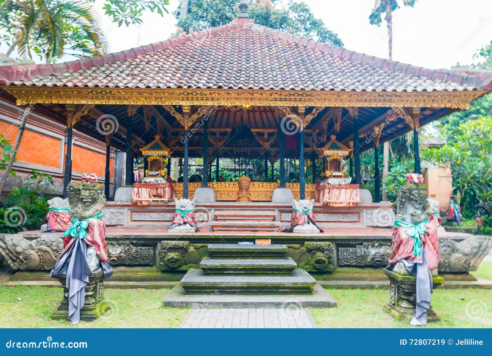 Inside Bali Palace at Indonesia Stock Image - Image of sights, mengwi ...