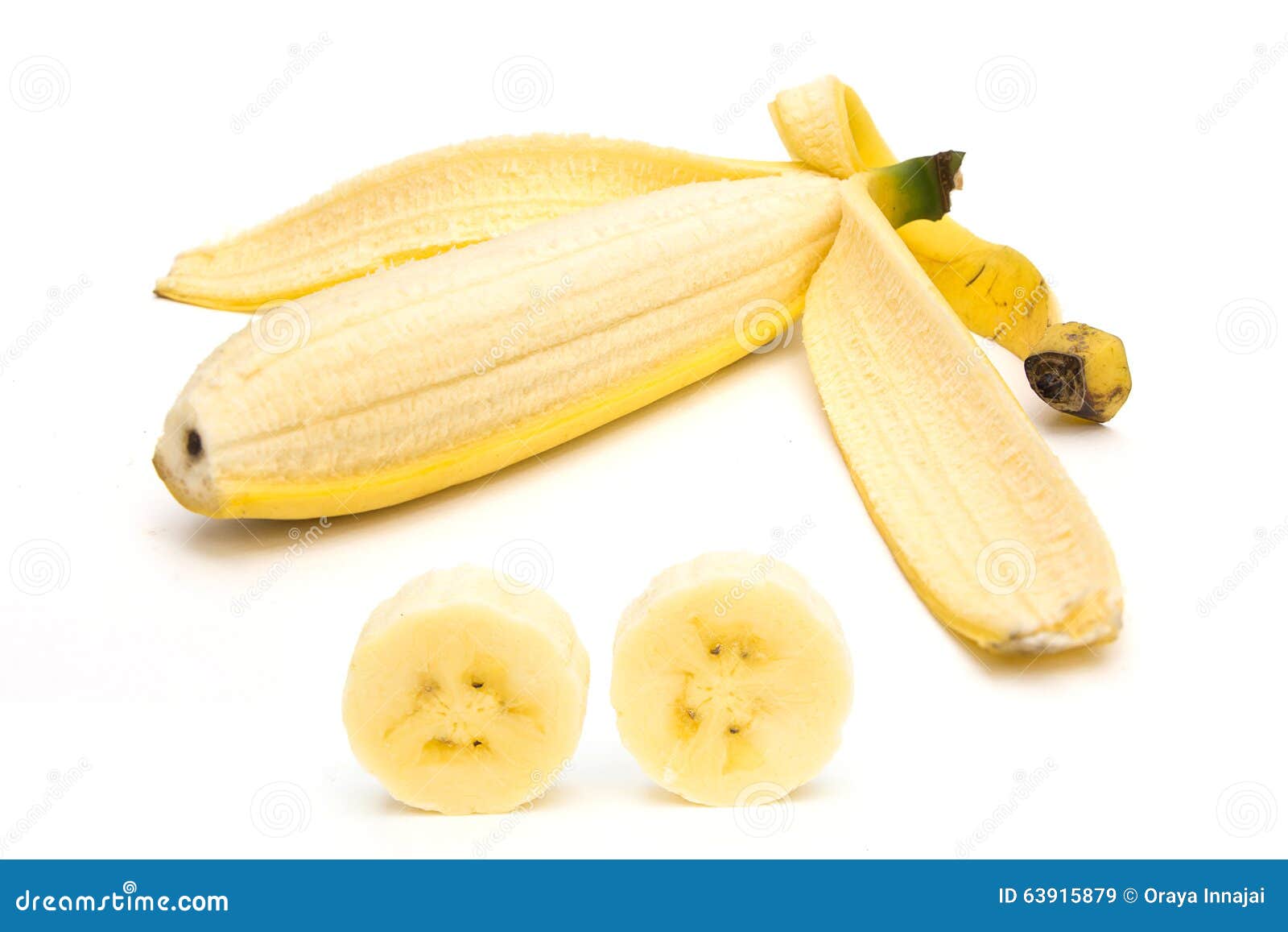Inside banana stock image. Image of banana, studio, snack - 63915879