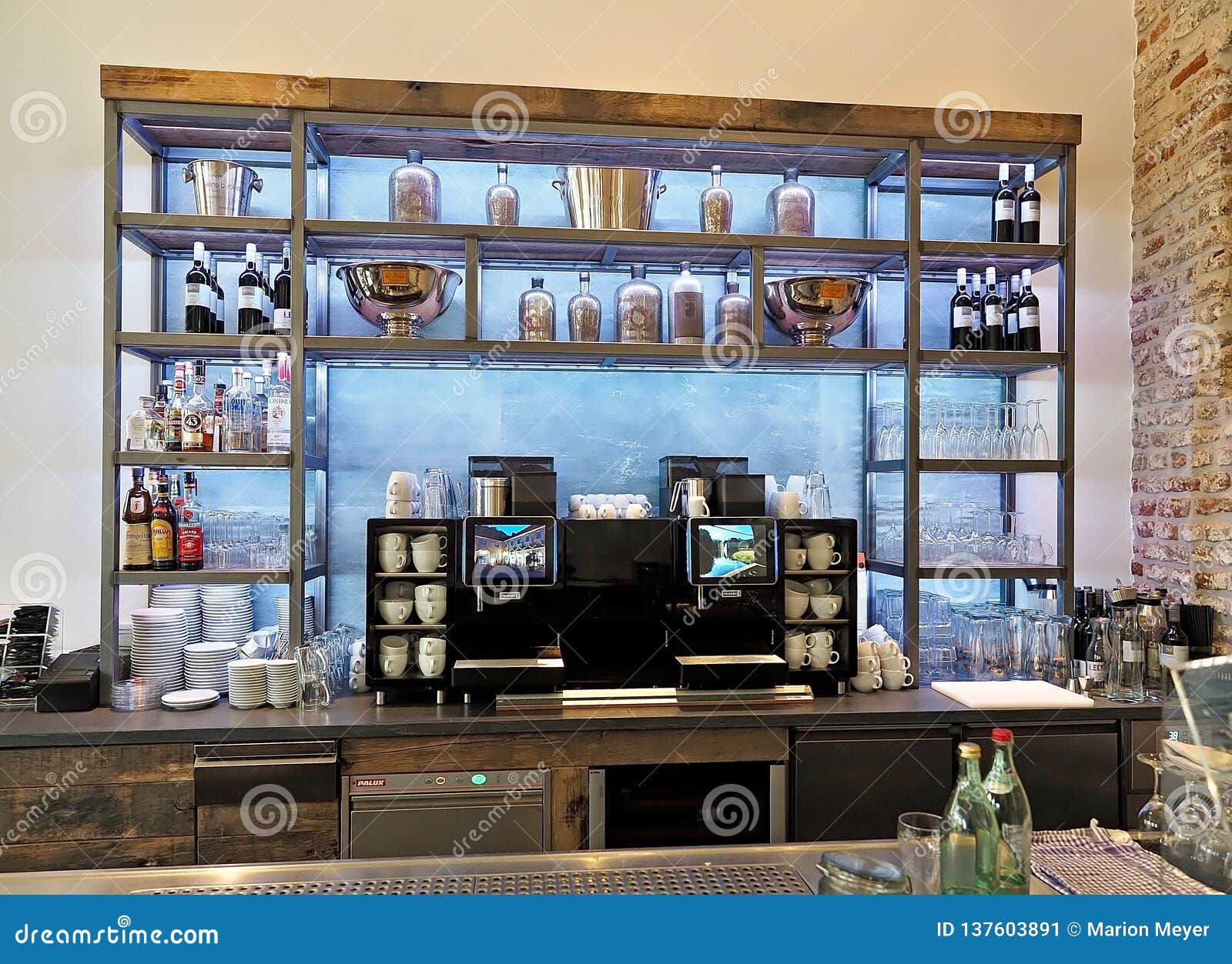 Inside Bar with Bottles and Drinks Editorial Photo - Image of beautiful ...