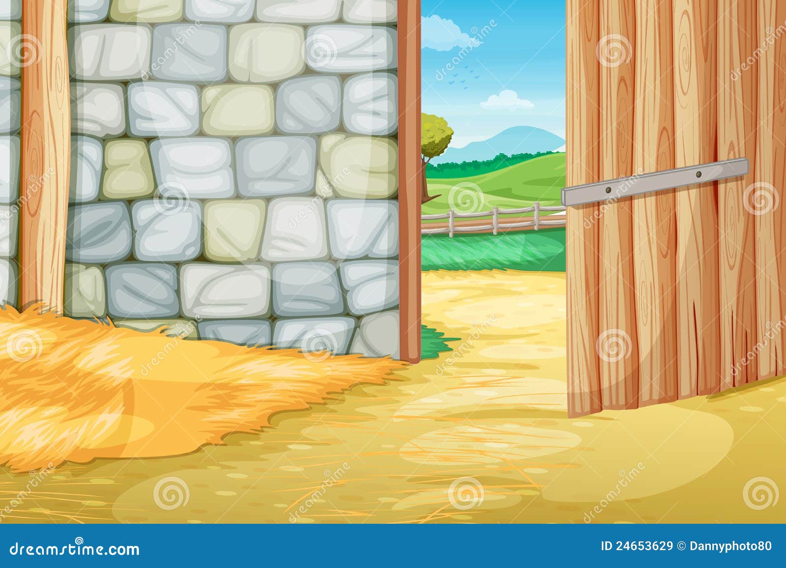 Barn Setting Stock Illustrations – 140 Barn Setting Stock Illustrations ...