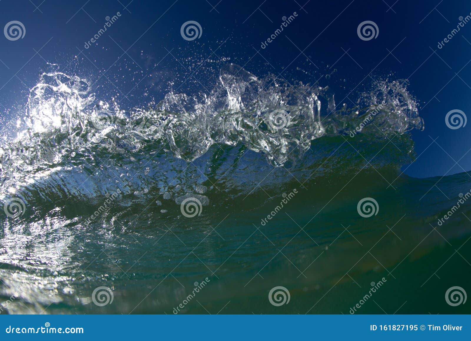 Inside the Barrel of a Wave Stock Image - Image of pacific, coast ...