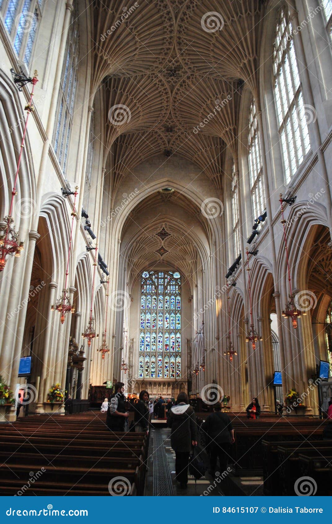 Inside Bath Abbey editorial photography. Image of inside - 84615107