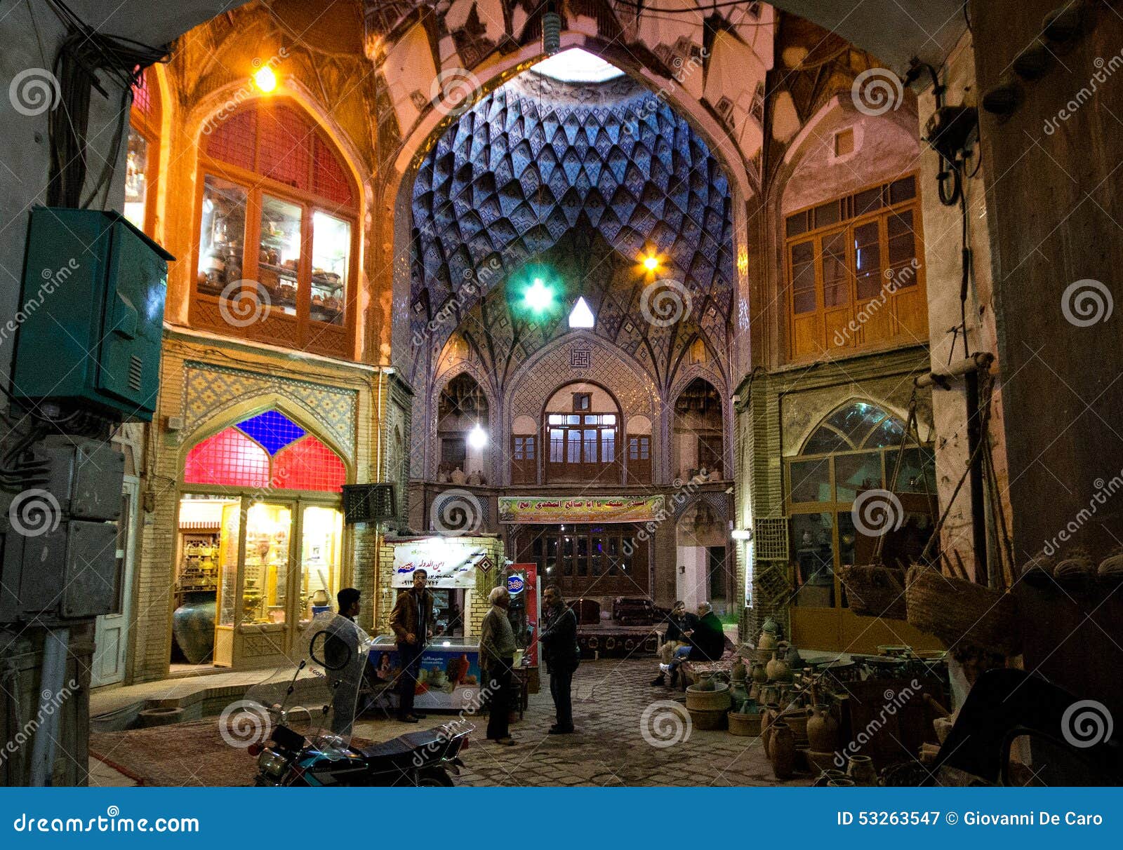 Inside a Bazaar in Iran editorial photography. Image of persia - 53263547