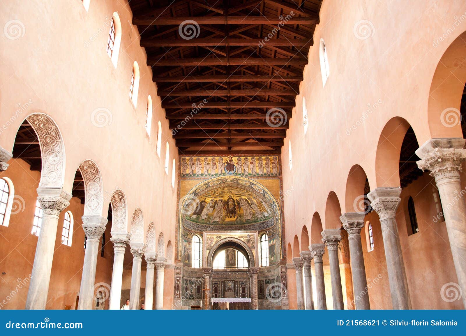 Inside a Beautiful Church with Splendid Architectu Stock Image - Image ...