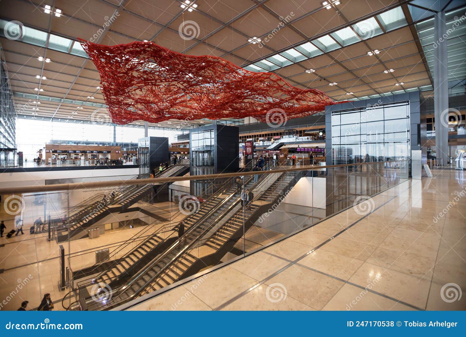 Inside the Berlin Brandenburg Airport Building Ber Editorial Stock ...