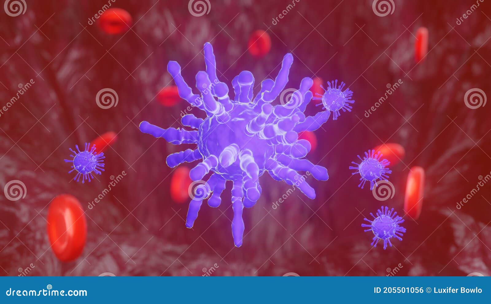 Inside Your Blood System Cell. Stock Illustration - Illustration of ...