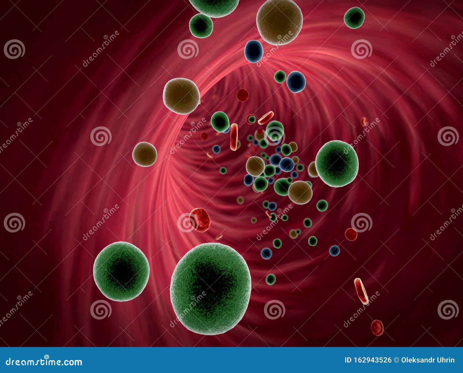 Inside The Blood Vessel Stock Photography | CartoonDealer.com #162943526