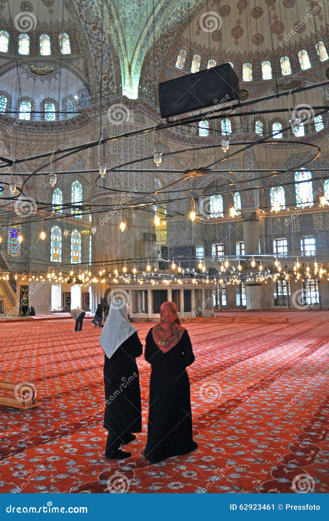 Inside the Blue Mosque, Istanbul Editorial Photo - Image of bosphorus ...