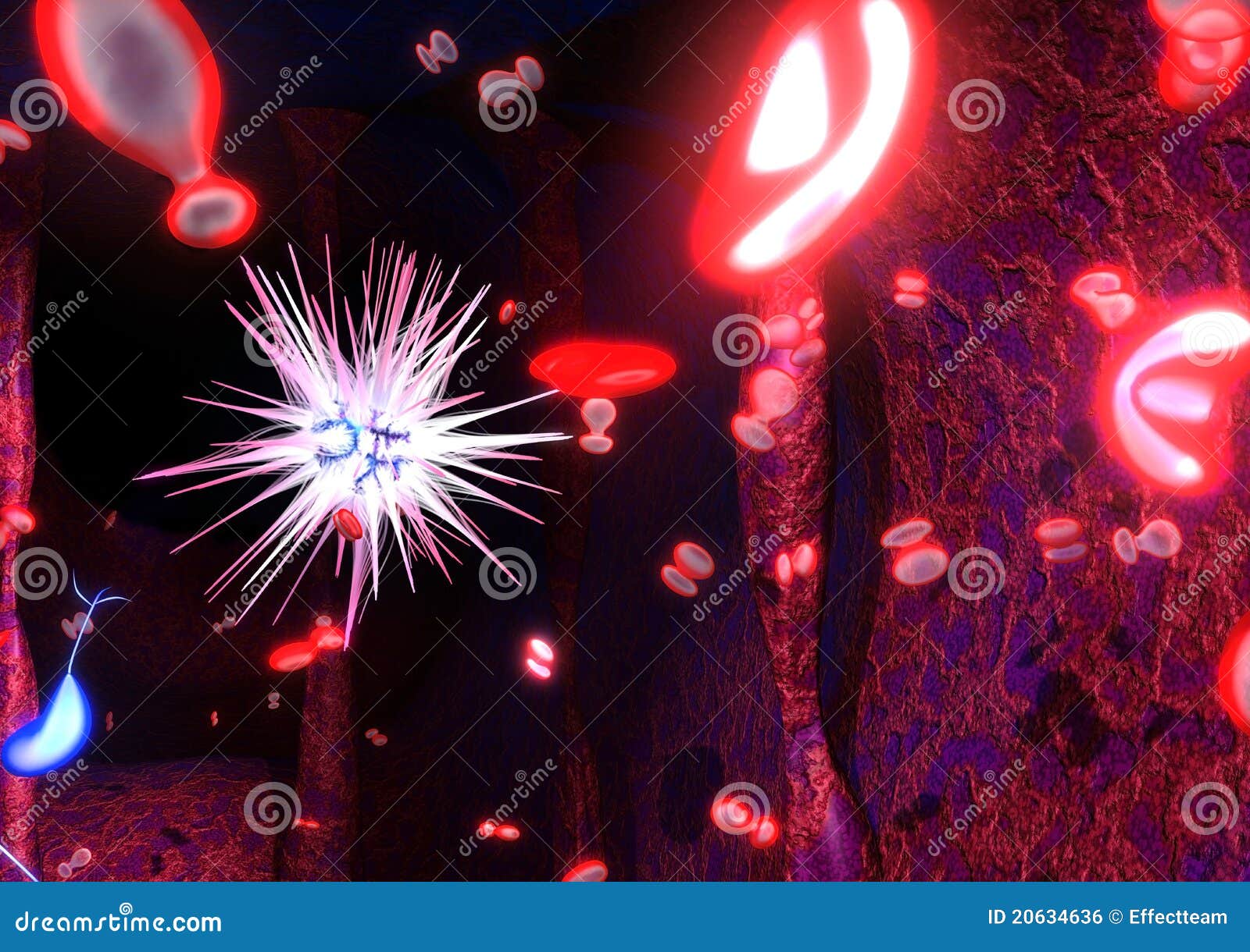 Inside body cell stock photo. Image of ambient, microscope - 20634636