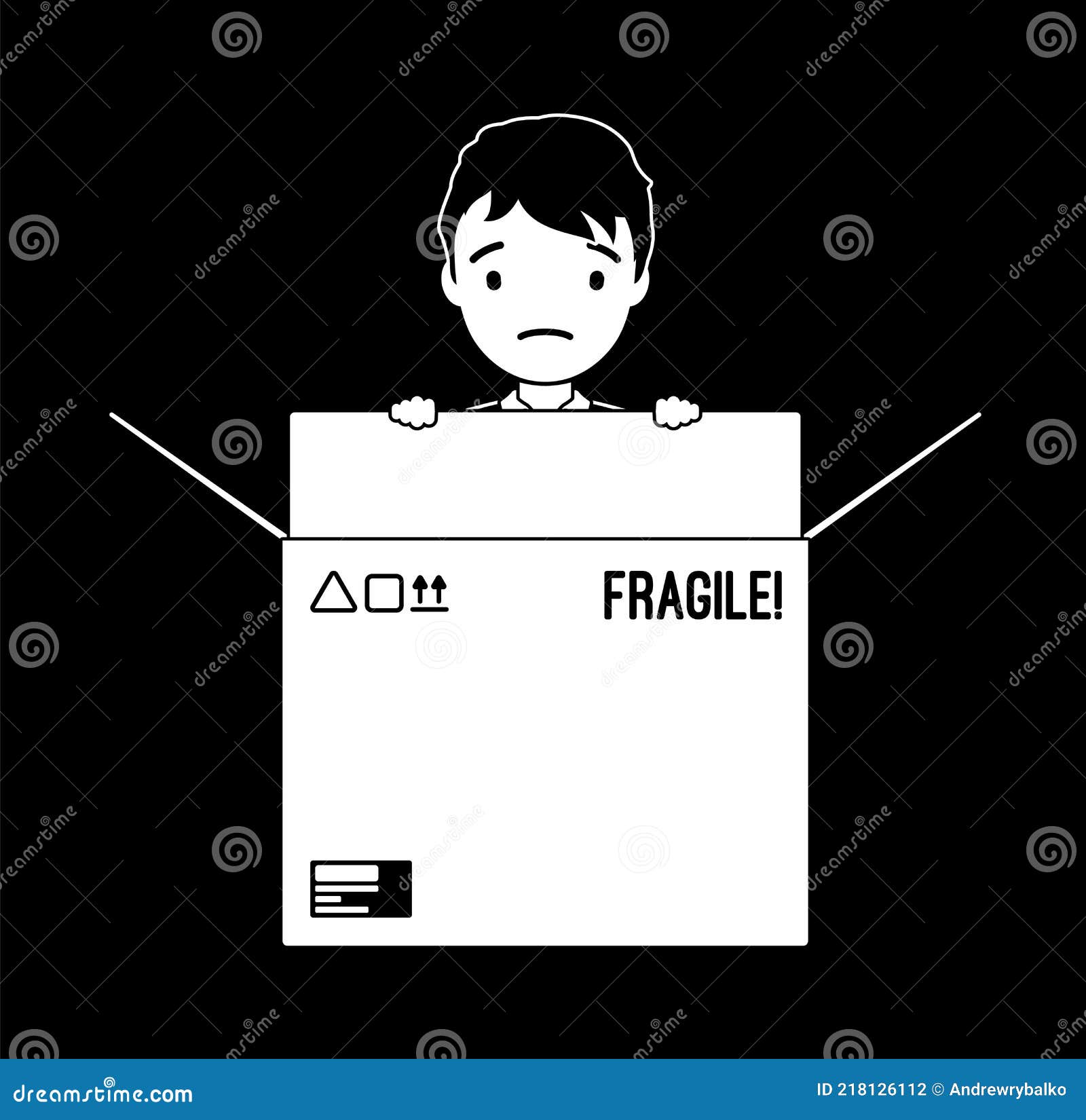 Child Closing Box Stock Illustrations – 9 Child Closing Box Stock ...