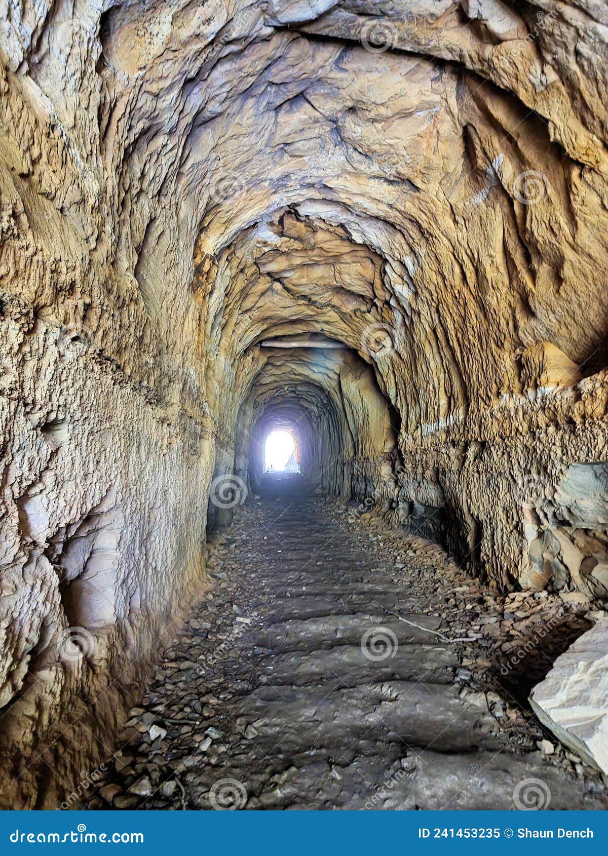 Inside the Box Vale Abandoned Railway Tunnel Stock Image - Image of ...