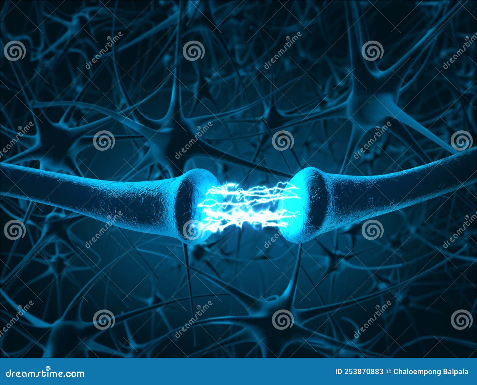 Inside the Brain. Concept of Neurons and Nervous System Stock ...