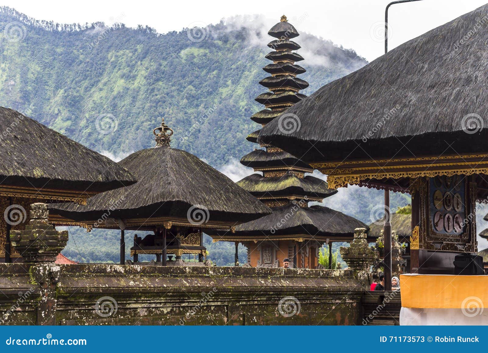 Inside Bratan Water Temple on Bali Stock Image - Image of history ...