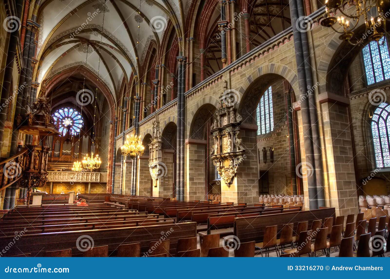 Inside Bremer Dom editorial image. Image of pipe, interior - 33216270