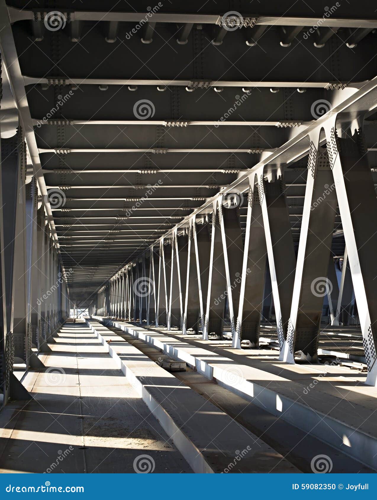 Inside the bridge stock photo. Image of architectural - 59082350