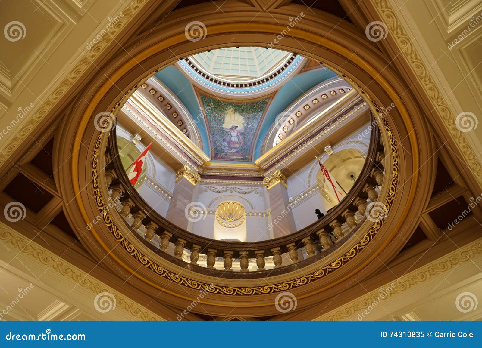 Inside British Columbia Legislative Building in Victoria, British ...