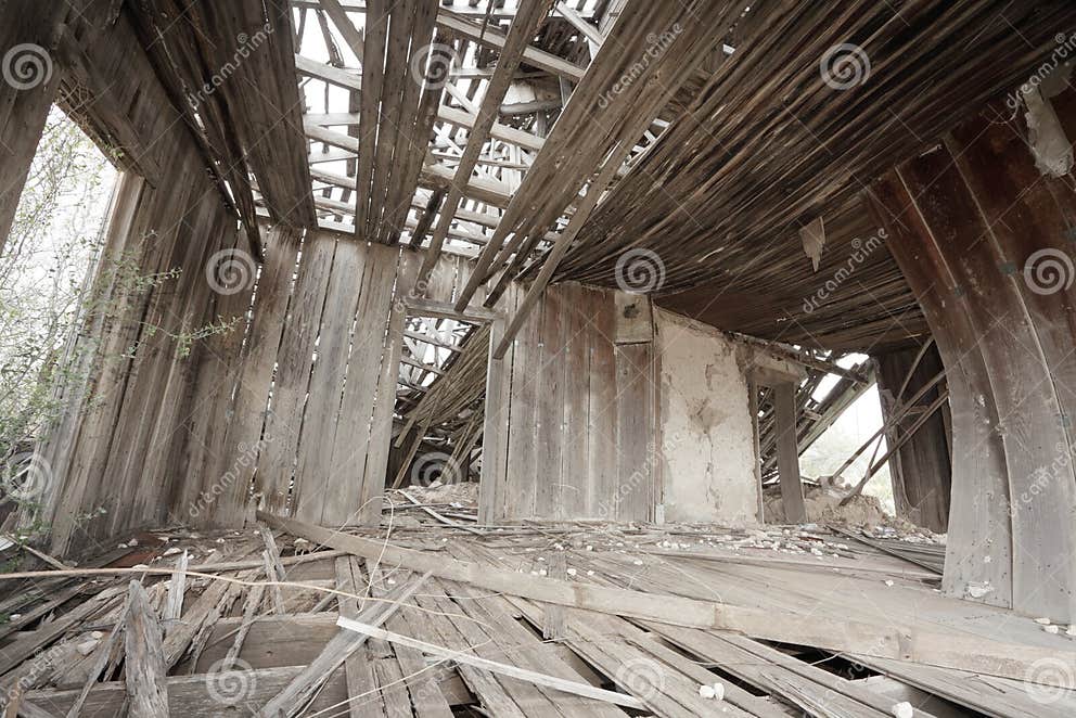 Inside a broken home stock photo. Image of destruction - 12674346