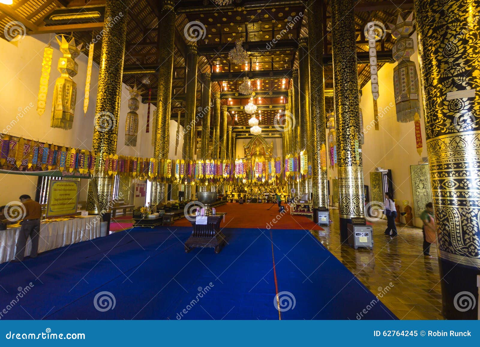 Inside Buddhist Temple in Chiang Mai Editorial Image - Image of buddha ...