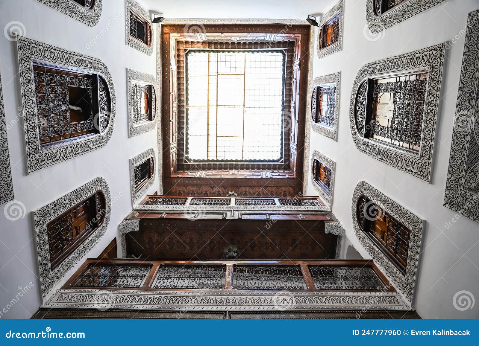 Inside of a Building in Fez, Morocco Stock Photo - Image of destination ...