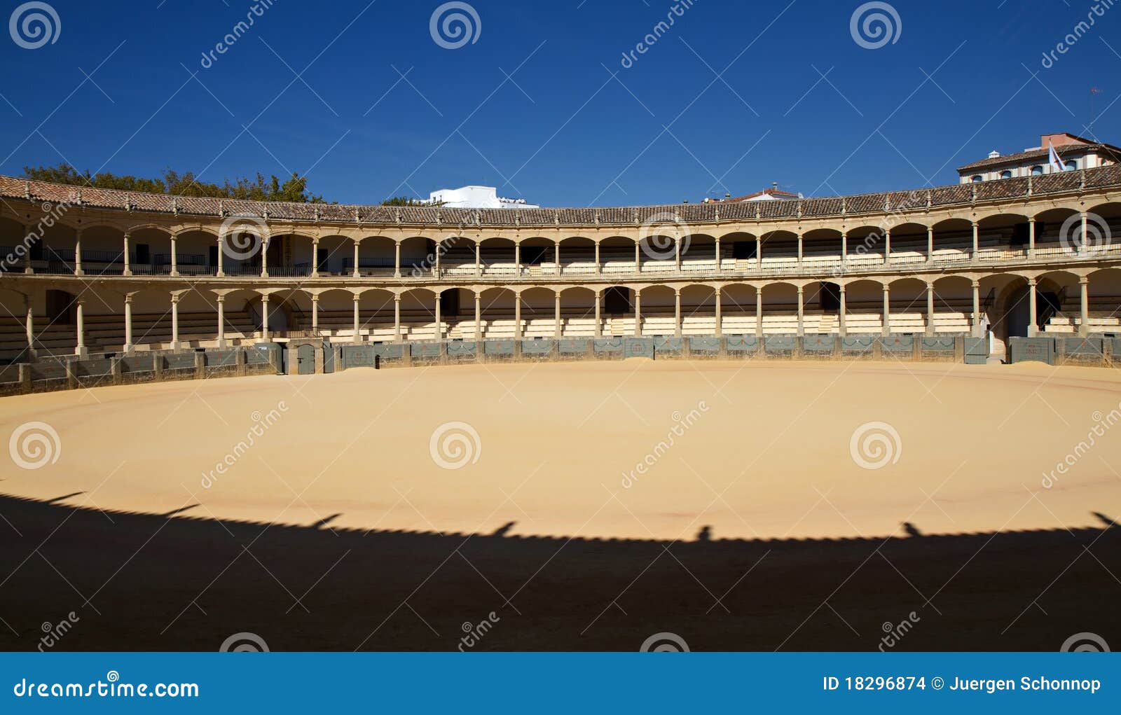 Inside the Bull Fighting Arena Stock Photo - Image of europe, fighting ...
