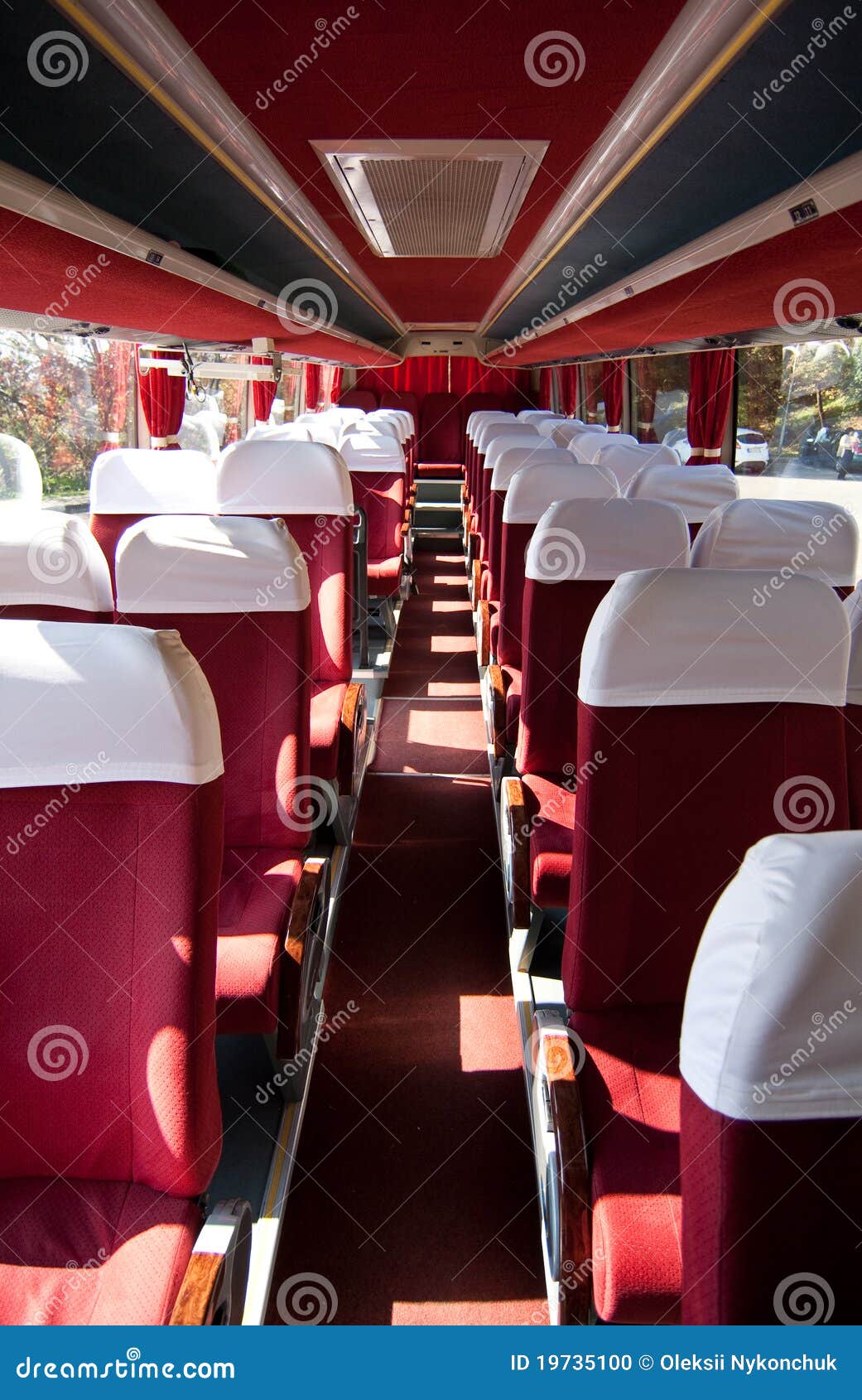 Inside the bus stock photo. Image of trip, road, travel - 19735100