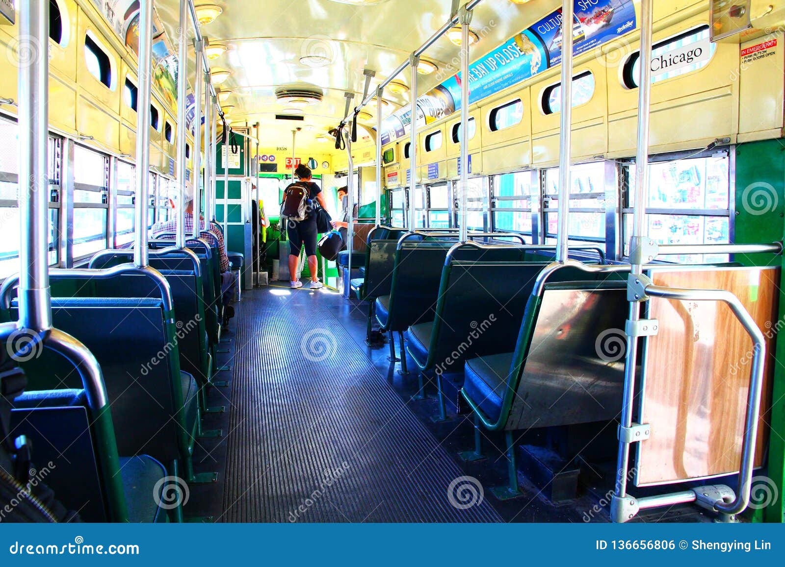Inside bus editorial photo. Image of passenger, inside - 136656806