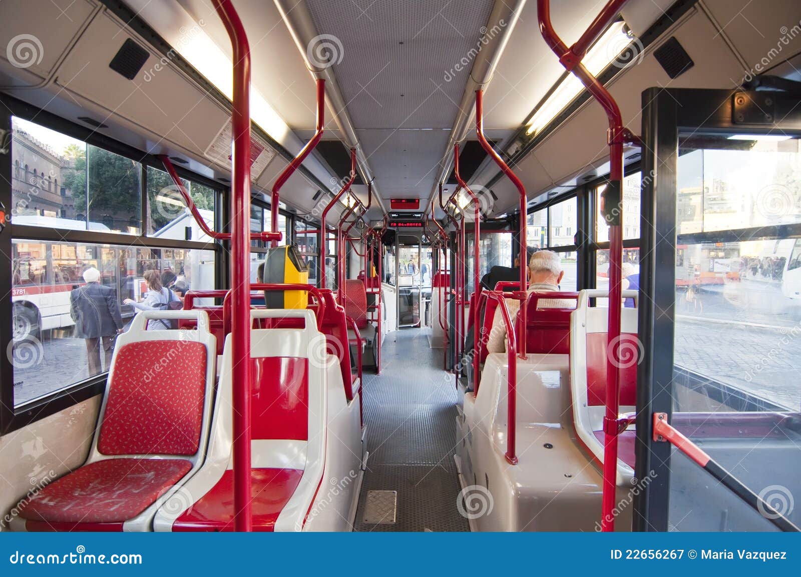 Inside of Bus in Rome, Italy Editorial Photography - Image of italy ...