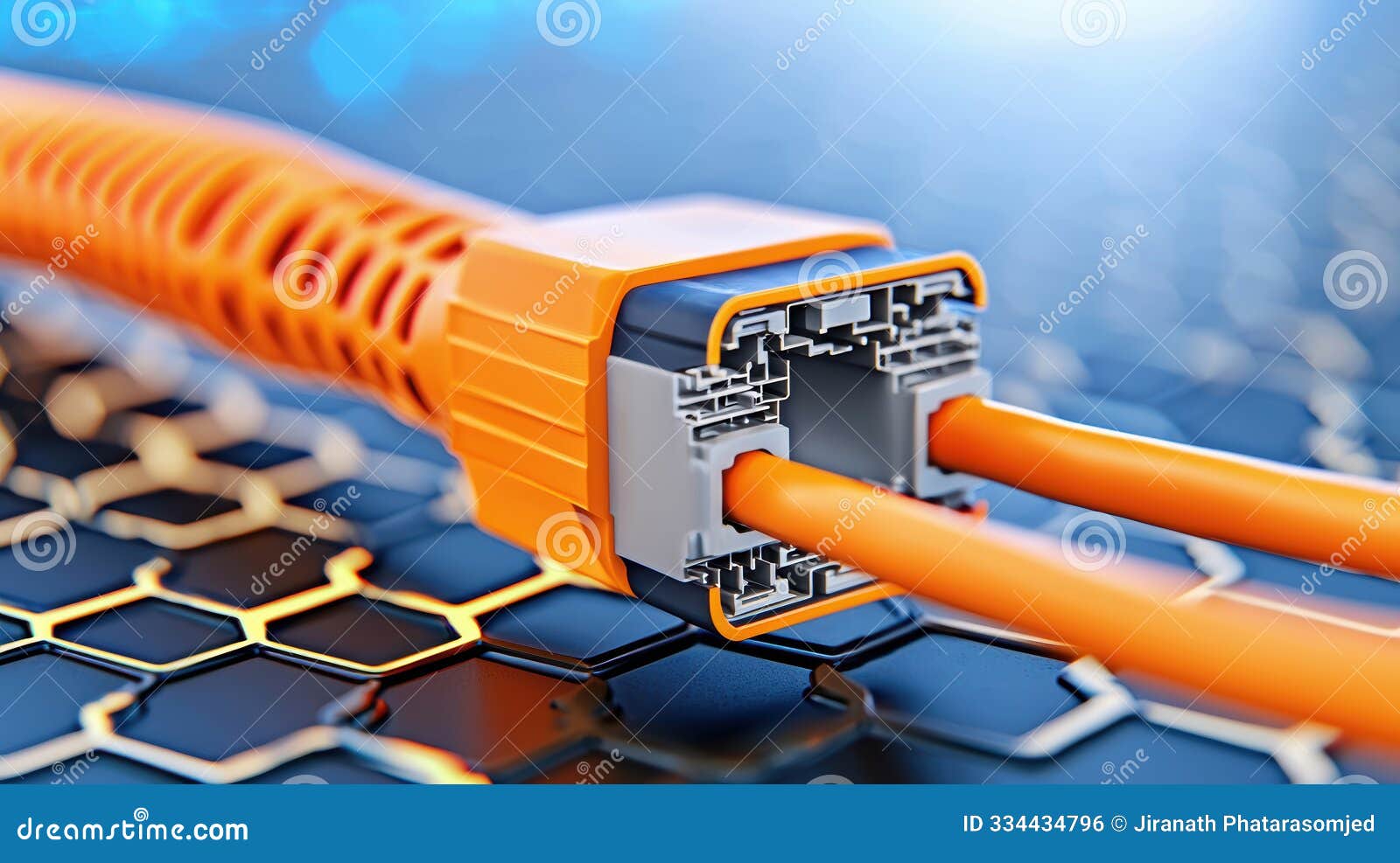 Inside the Cable stock illustration. Illustration of structure - 334434796