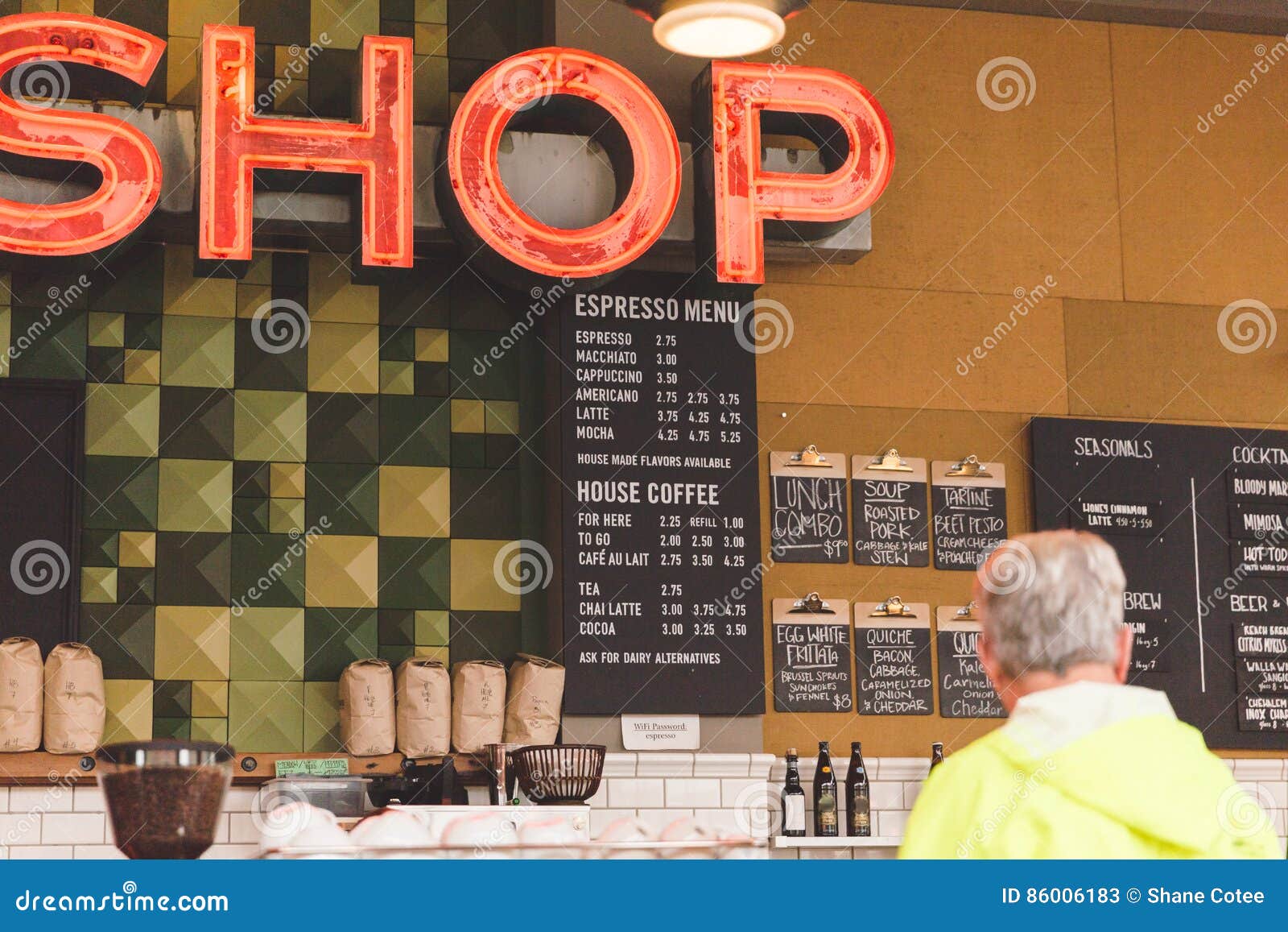 Inside the cafe stock image. Image of industries, commercial - 86006183