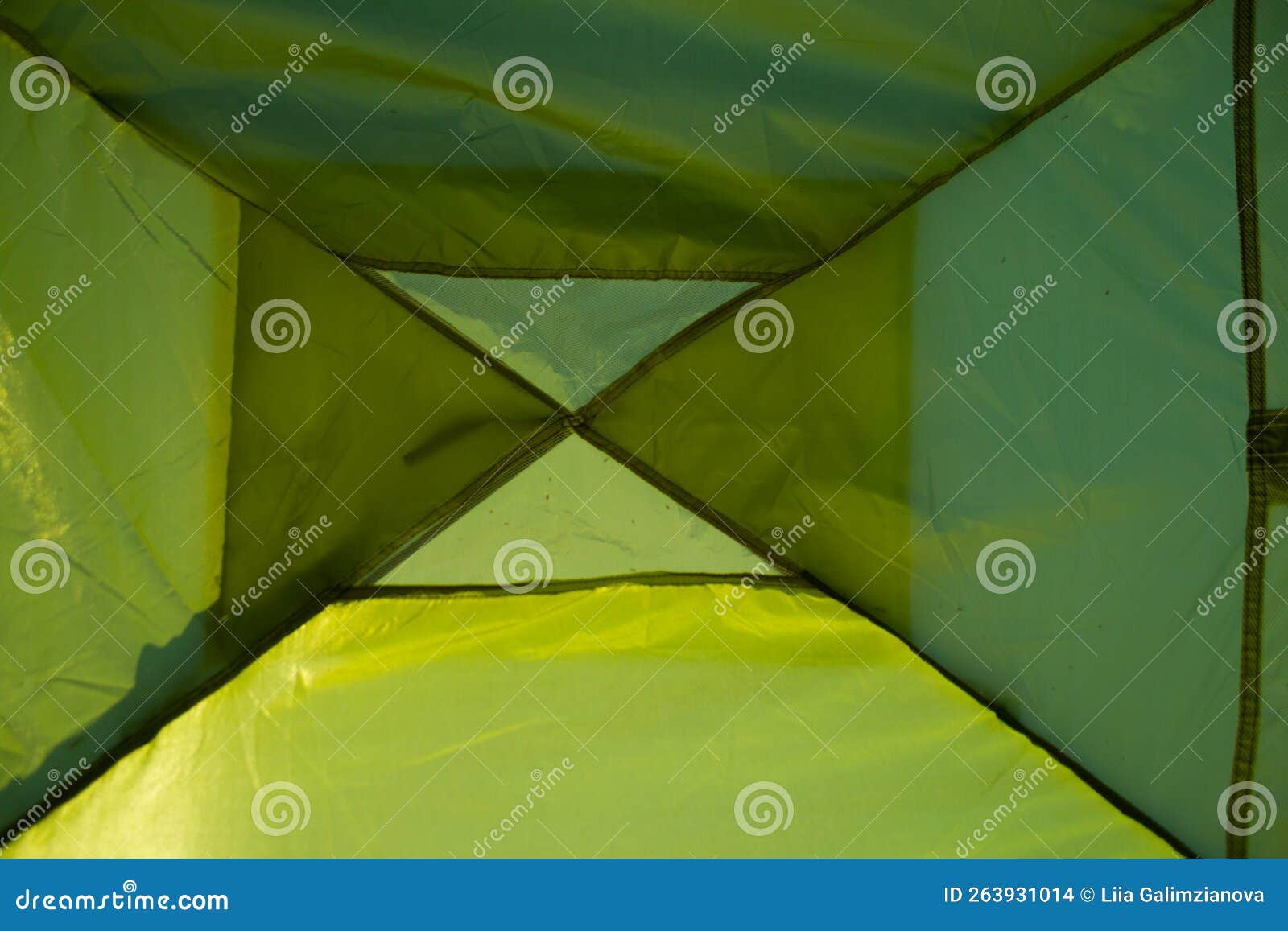 Inside camp tent stock photo. Image of inside, tent - 263931014