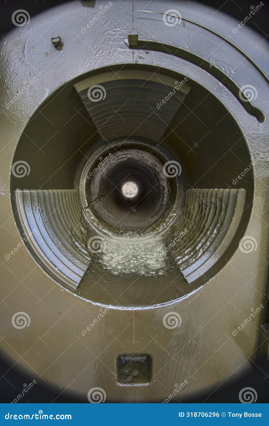 Inside a Cannon Barrel editorial photo. Image of ancient - 318706296
