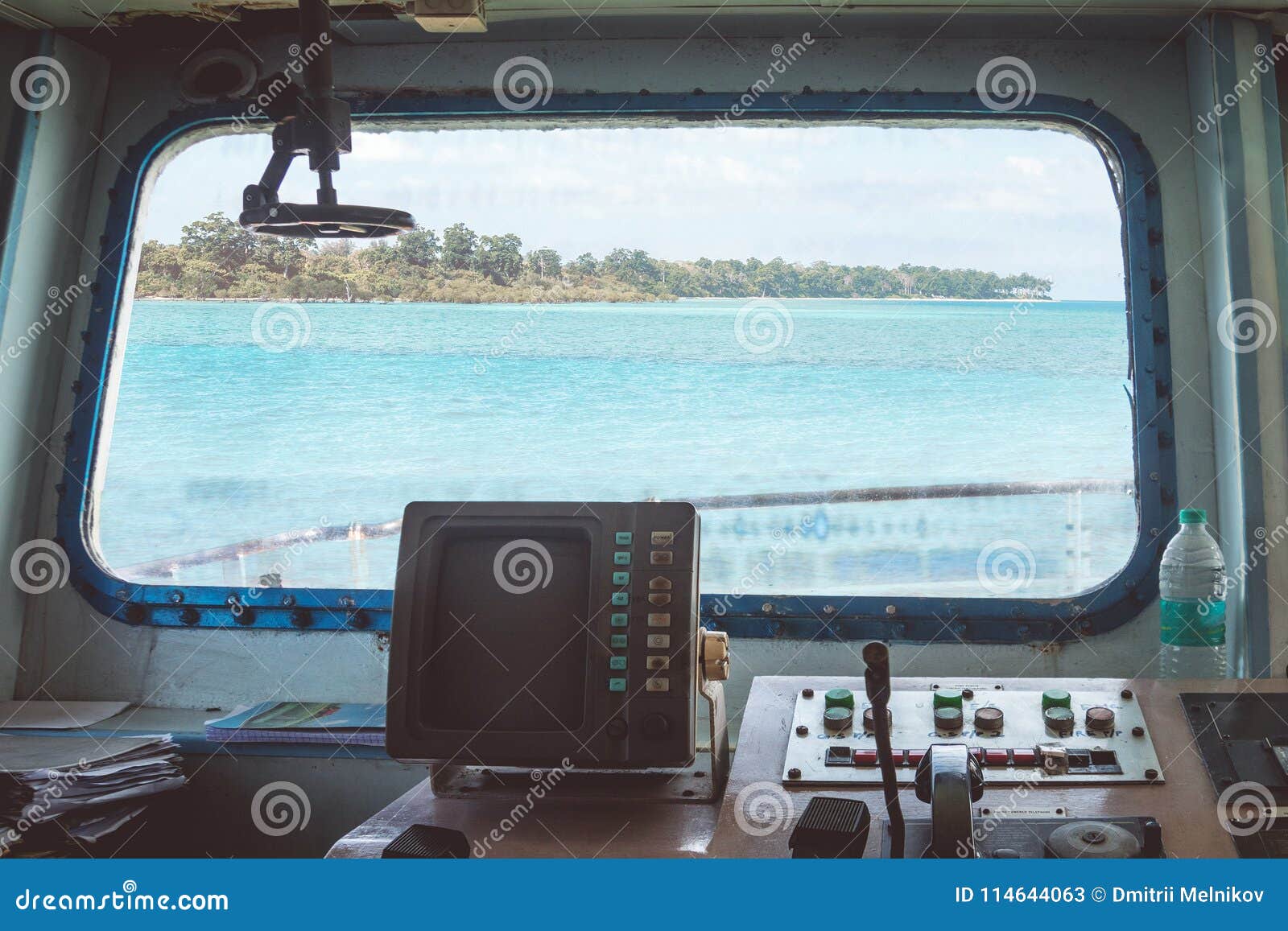 Inside the captain s cabin stock image. Image of marine - 114644063