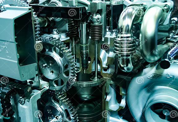 Inside of a car engine editorial photography. Image of automobile ...