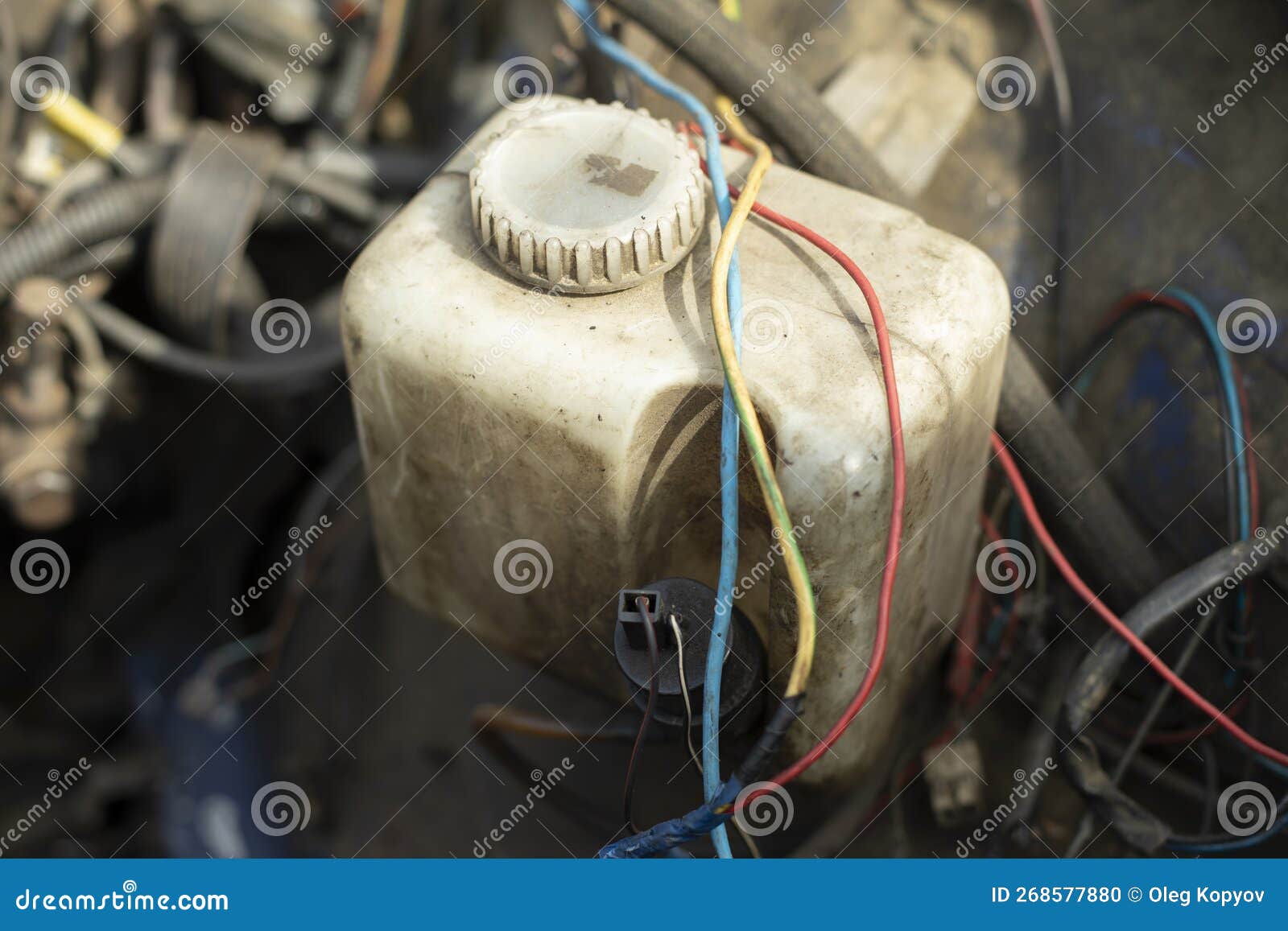 Inside Car. Engine of Machine Stock Photo - Image of metal, energy ...