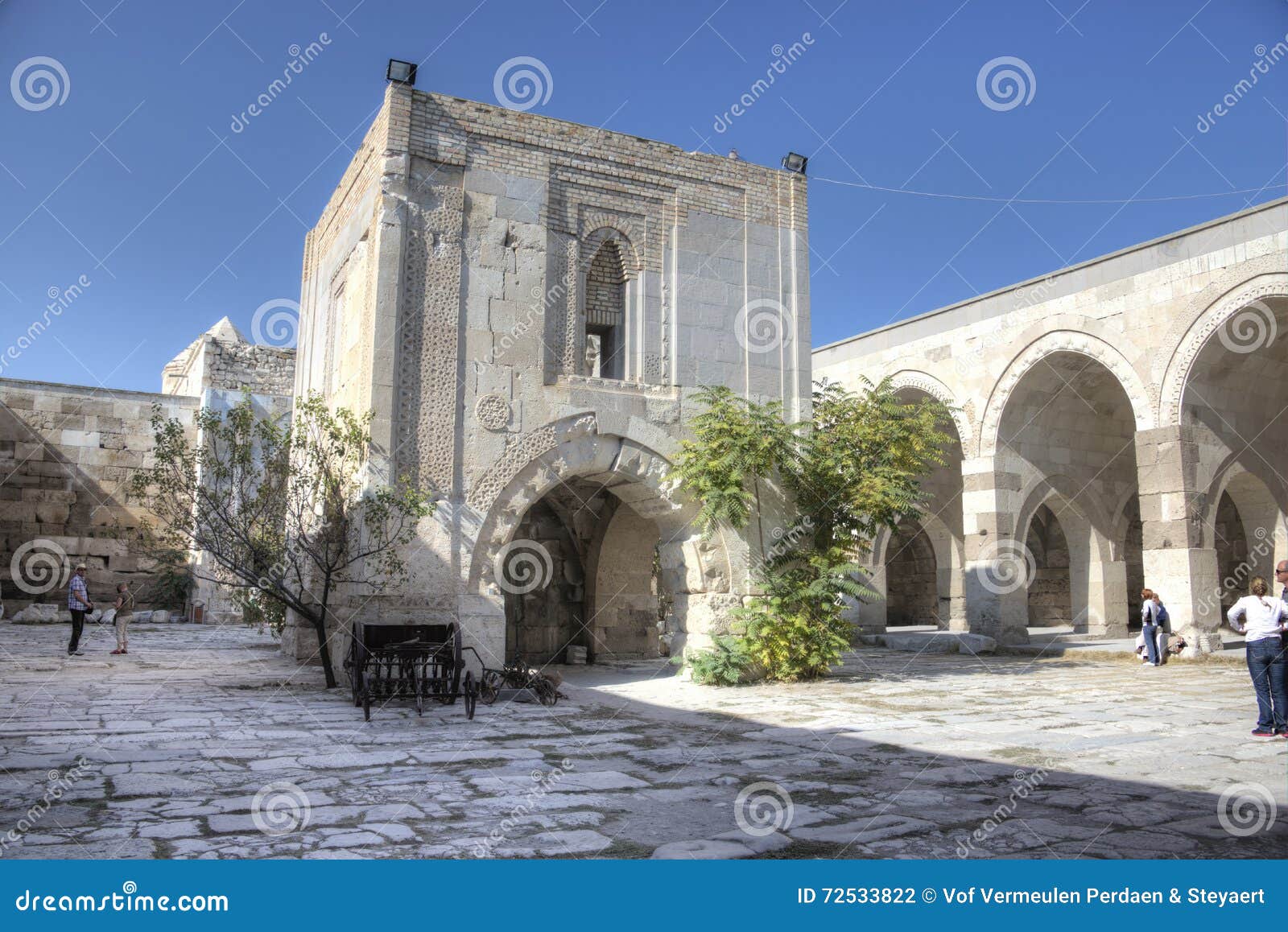 Inside the Caravanserai of Sultan Han Editorial Photography - Image of ...
