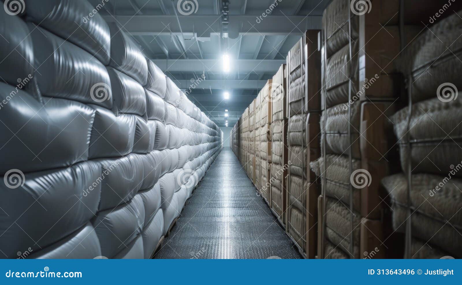 Inside the Cargo Hold of a Bulk Carrier Where Hundreds of Tons of Grain ...