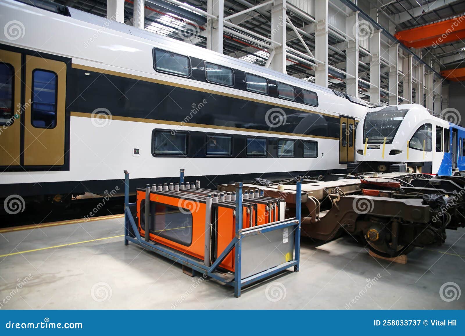 Inside the Carriage Assembly Plant. Production Workshop for the ...
