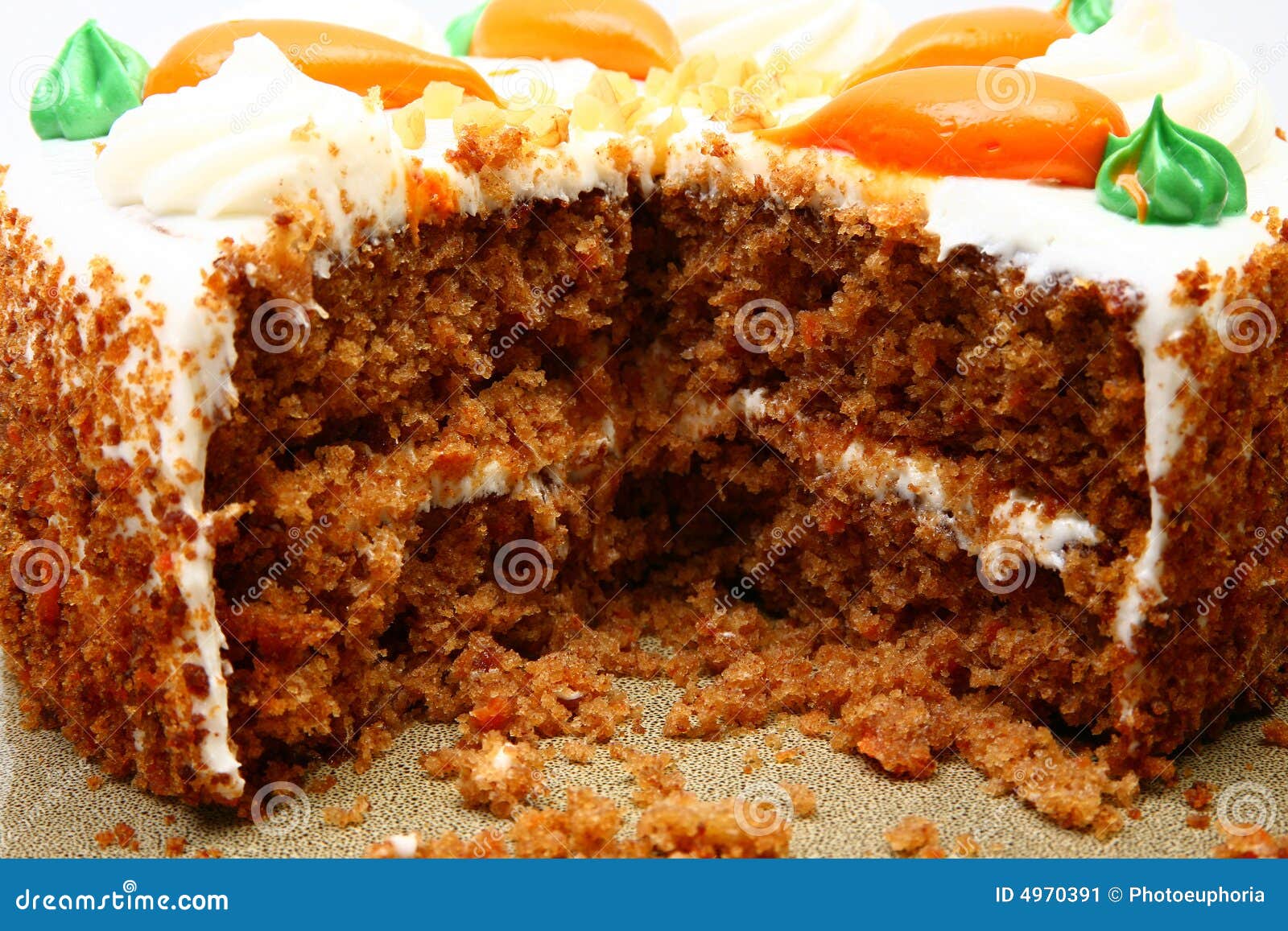 Inside Carrot Cake stock image. Image of tasty, treat - 4970391