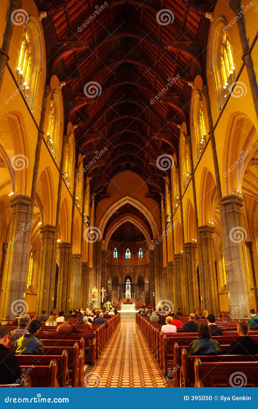 Inside a cathedral editorial image. Image of architecture - 395050