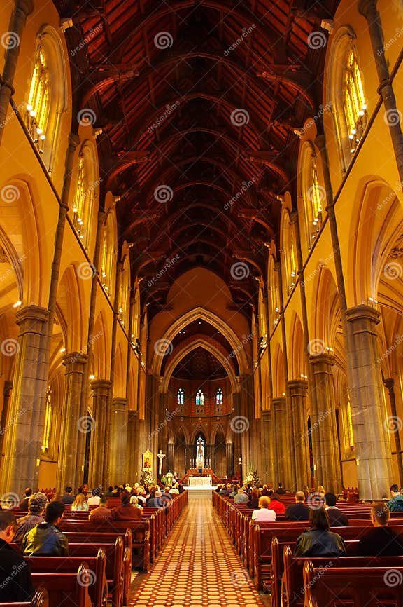 Inside a cathedral editorial image. Image of architecture - 395050