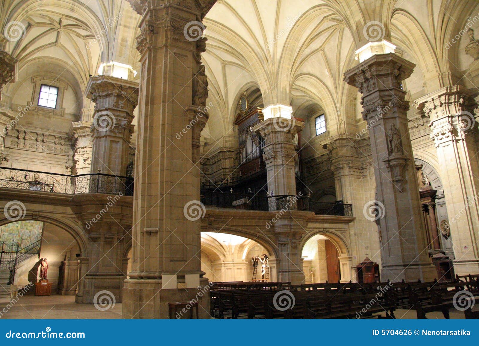 Inside a cathedral editorial photo. Image of ceiling, religion - 5704626
