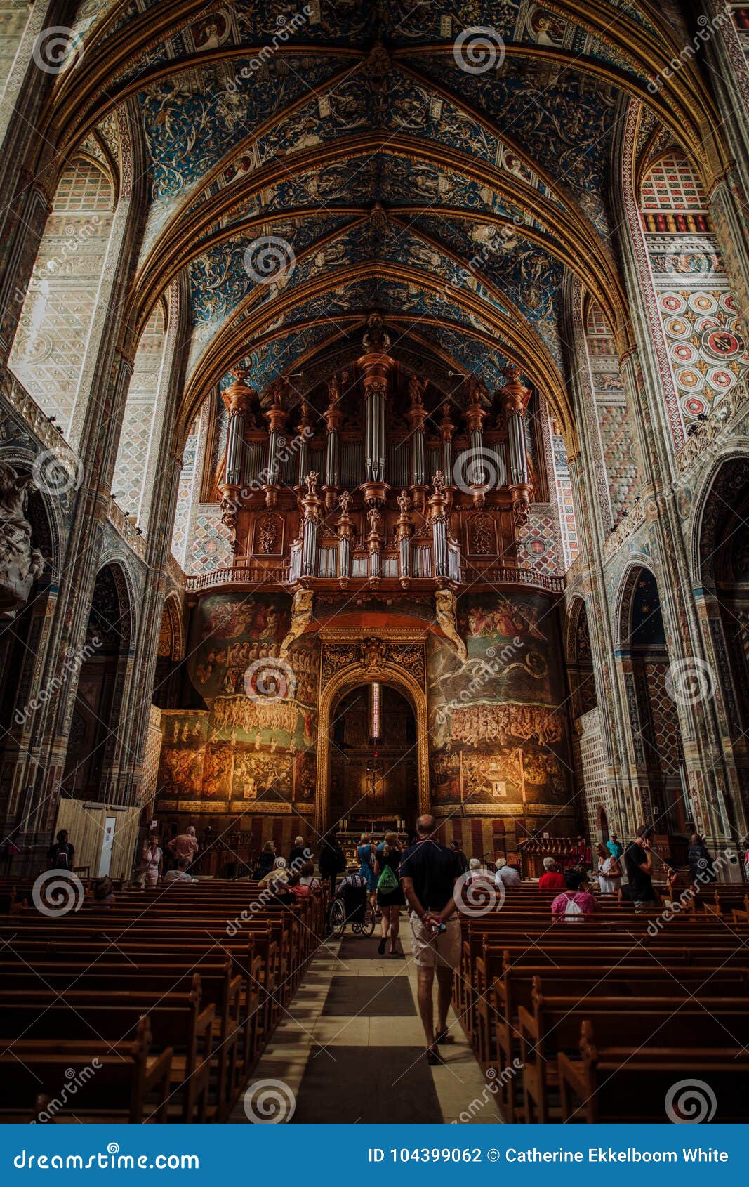 Inside the Cathedral of Albi Editorial Photography - Image of church ...