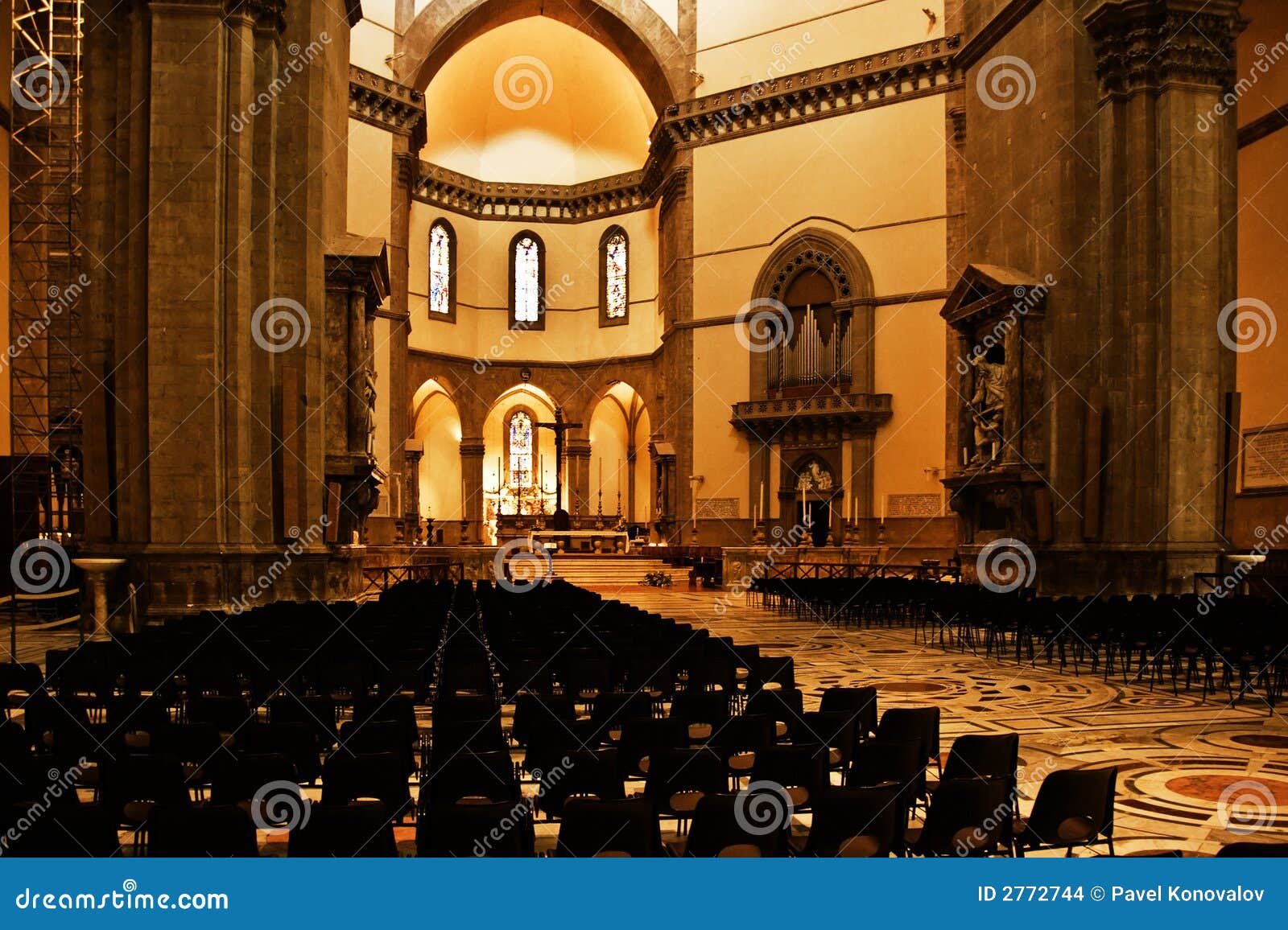Inside Cathedral of Florence Editorial Stock Image - Image of italy ...