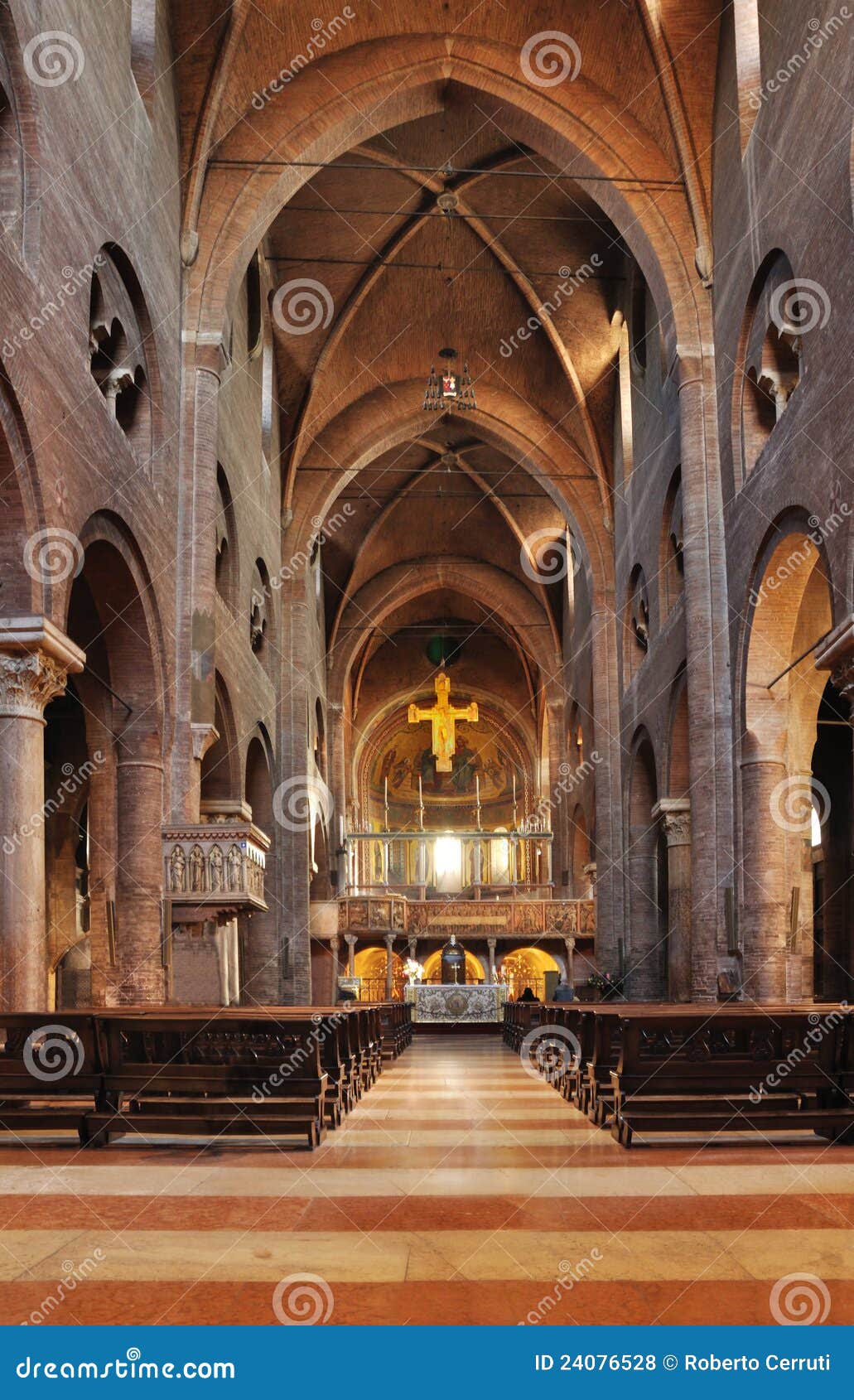 Inside the Cathedral of Modena Editorial Stock Photo - Image of ...