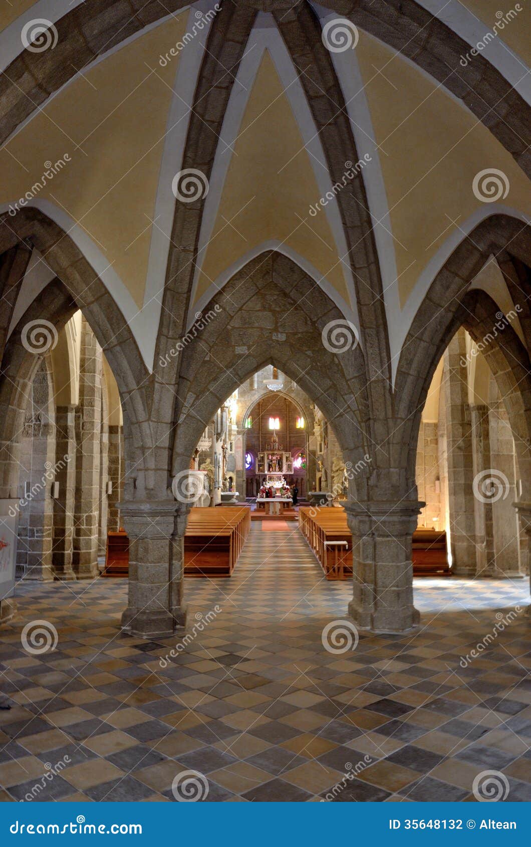 Inside cathedral editorial photography. Image of medieval - 35648132
