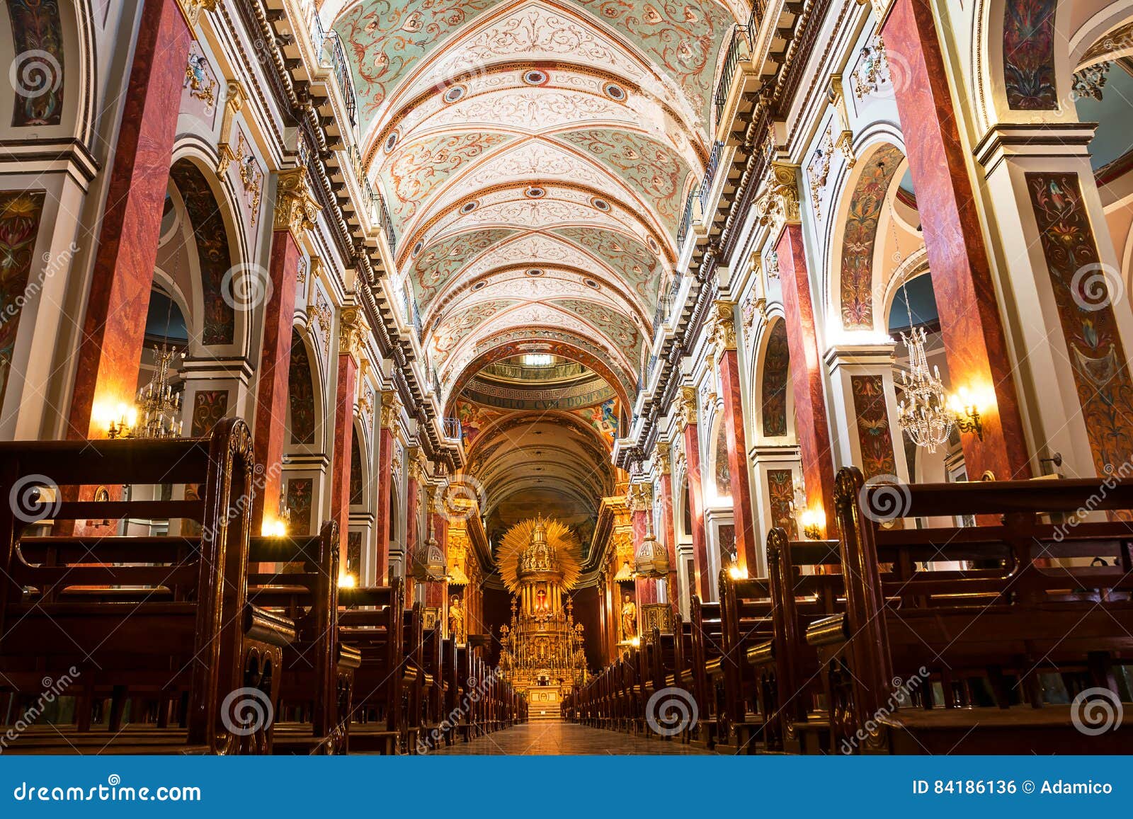 Inside of Cathedral in Salta Argentina Editorial Photo - Image of ...